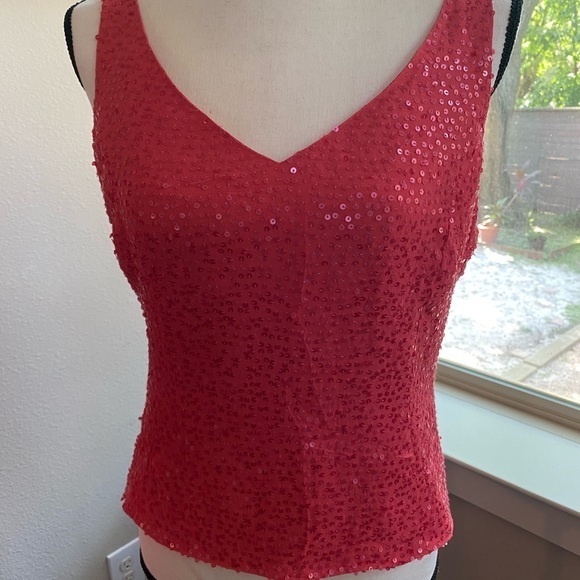 Dana Buchman | Tops | Vintage Dana Buchman Sequined Blouse Size 6 ...